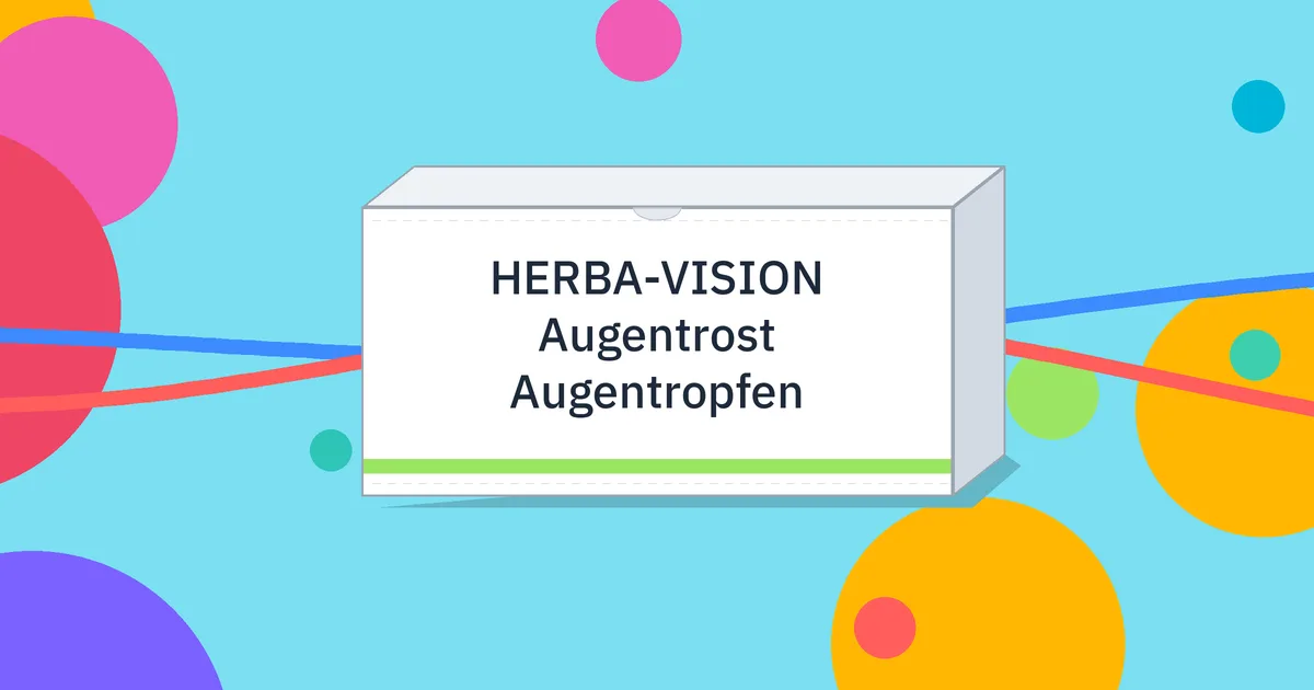 Symbolbild: Packung mit der Aufschrift HERBA-VISION Augentrost Augentropfen (PZN 03114017) – Verfügbarkeit und Bezug in Apotheken in Frankfurt am Main
