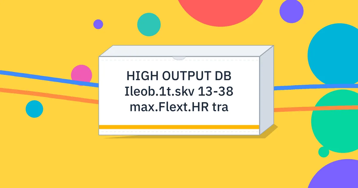 Symbolbild: Packung mit der Aufschrift HIGH OUTPUT DB Ileob.1t.skv 13-38 max.Flext.HR tra (PZN 17366389) – Verfügbarkeit und Bezug in Apotheken in Frankfurt am Main
