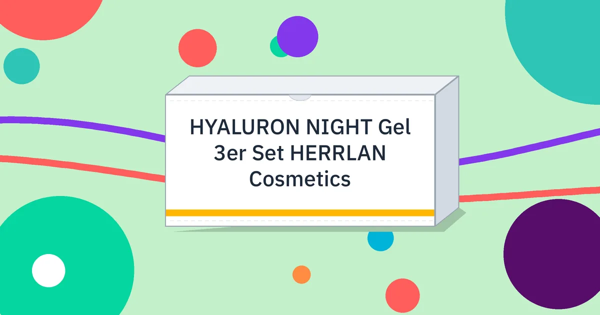 Symbolbild: Packung mit der Aufschrift HYALURON NIGHT Gel 3er Set HERRLAN Cosmetics (PZN 16400411) – Verfügbarkeit und Bezug in Apotheken in Frankfurt am Main