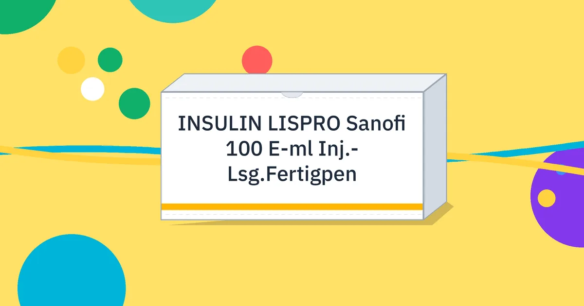 Symbolbild: Packung mit der Aufschrift INSULIN LISPRO Sanofi 100 E-ml Inj.-Lsg.Fertigpen (PZN 15560288) – Verfügbarkeit und Bezug in Apotheken in Frankfurt am Main