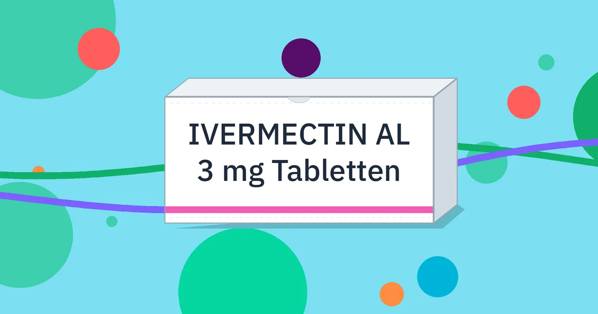 Symbolbild: Packung mit der Aufschrift IVERMECTIN AL 3 mg Tabletten (PZN 18155482) – Verfügbarkeit und Bezug in Apotheken in Frankfurt am Main
