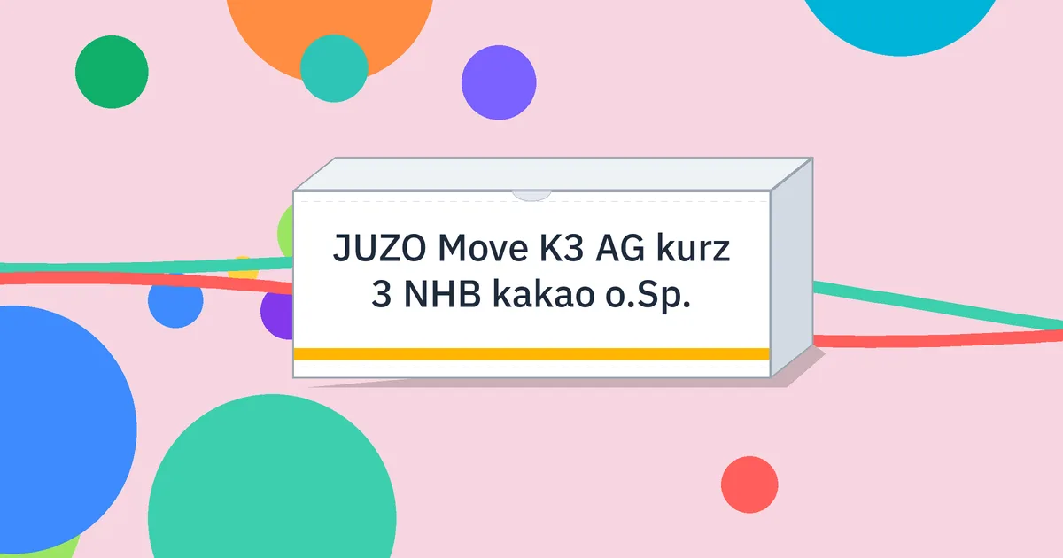 Symbolbild: Packung mit der Aufschrift JUZO Move K3 AG kurz 3 NHB kakao o.Sp. (PZN 18593118) – Verfügbarkeit und Bezug in Apotheken in Frankfurt am Main