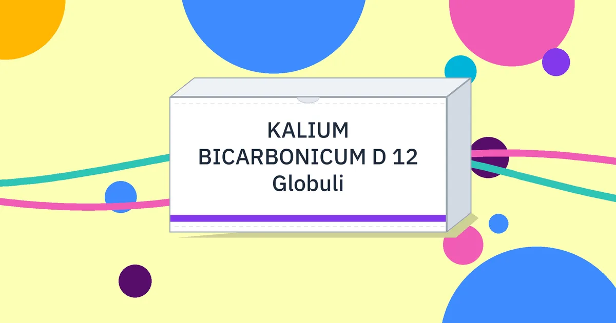 Symbolbild: Packung mit der Aufschrift KALIUM BICARBONICUM D 12 Globuli (PZN 16691822) – Verfügbarkeit und Bezug in Apotheken in Frankfurt am Main