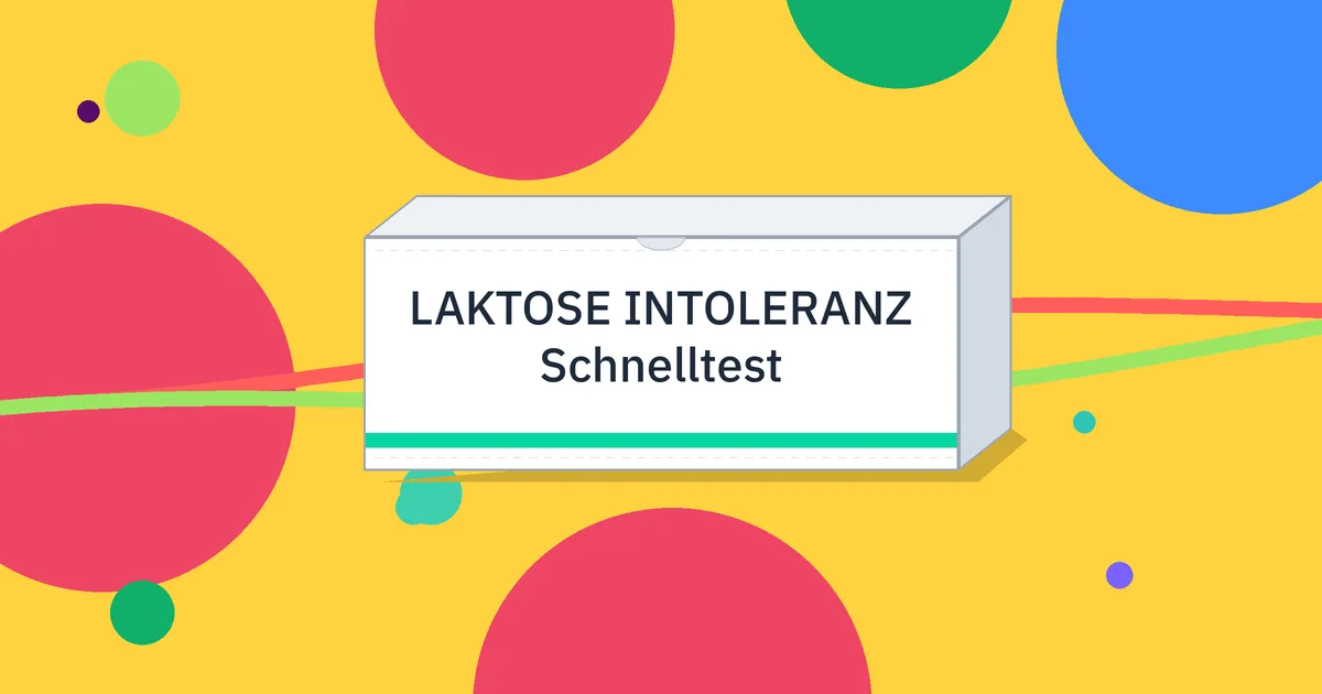 Symbolbild: Packung mit der Aufschrift LAKTOSE INTOLERANZ Schnelltest (PZN 01397005) – Verfügbarkeit und Bezug in Apotheken in Frankfurt am Main