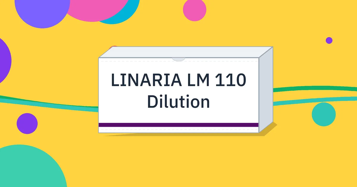 Symbolbild: Packung mit der Aufschrift LINARIA LM 110 Dilution (PZN 13529469) – Verfügbarkeit und Bezug in Apotheken in Frankfurt am Main