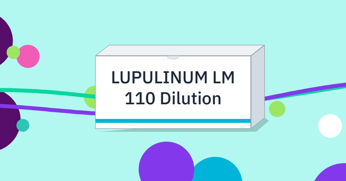 Symbolbild: Packung mit der Aufschrift LUPULINUM LM 110 Dilution (PZN 13536943) – Verfügbarkeit und Bezug in Apotheken in Frankfurt am Main