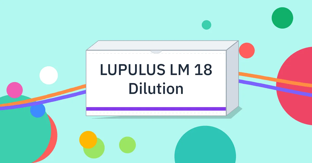 Symbolbild: Packung mit der Aufschrift LUPULUS LM 18 Dilution (PZN 12934446) – Verfügbarkeit und Bezug in Apotheken in Frankfurt am Main