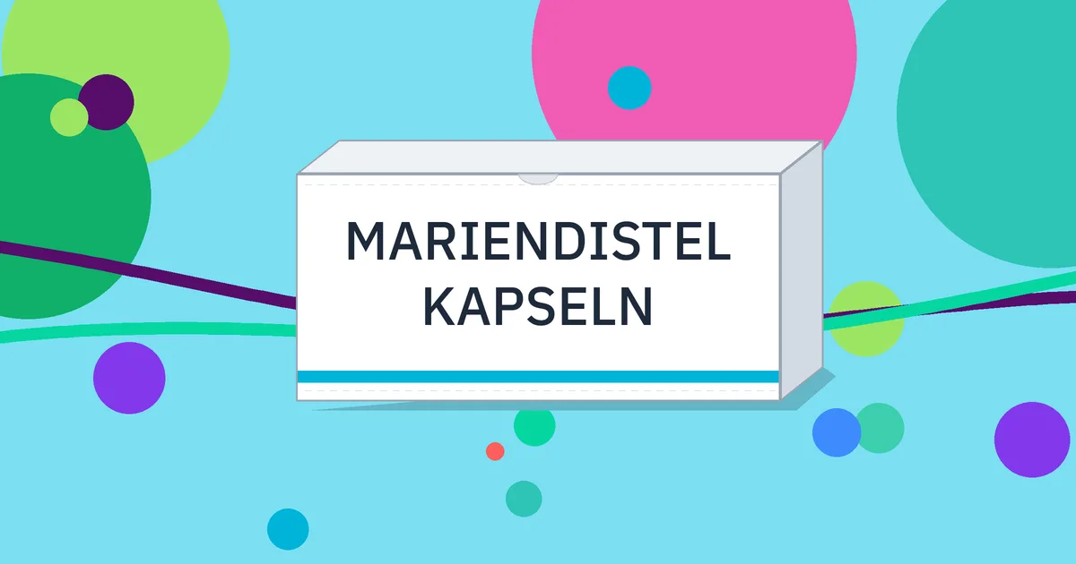 Symbolbild: Packung mit der Aufschrift MARIENDISTEL KAPSELN (PZN 03011441) – Verfügbarkeit und Bezug in Apotheken in Frankfurt am Main