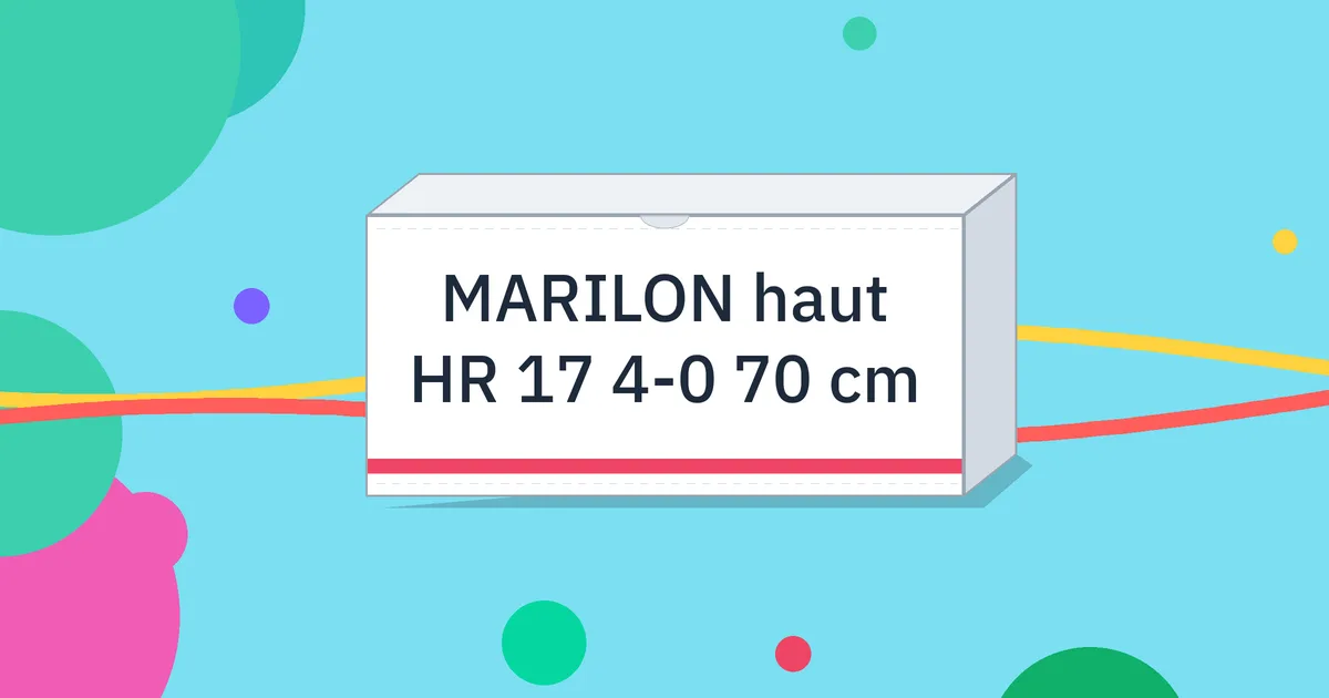 Symbolbild: Packung mit der Aufschrift MARILON haut HR 17 4-0 70 cm (PZN 07327247) – Verfügbarkeit und Bezug in Apotheken in Frankfurt am Main