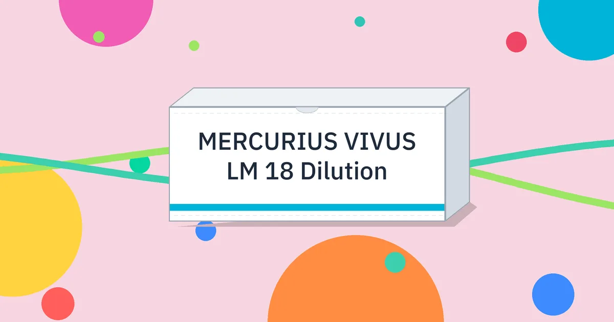 Symbolbild: Packung mit der Aufschrift MERCURIUS VIVUS LM 18 Dilution (PZN 07541153) – Verfügbarkeit und Bezug in Apotheken in Frankfurt am Main