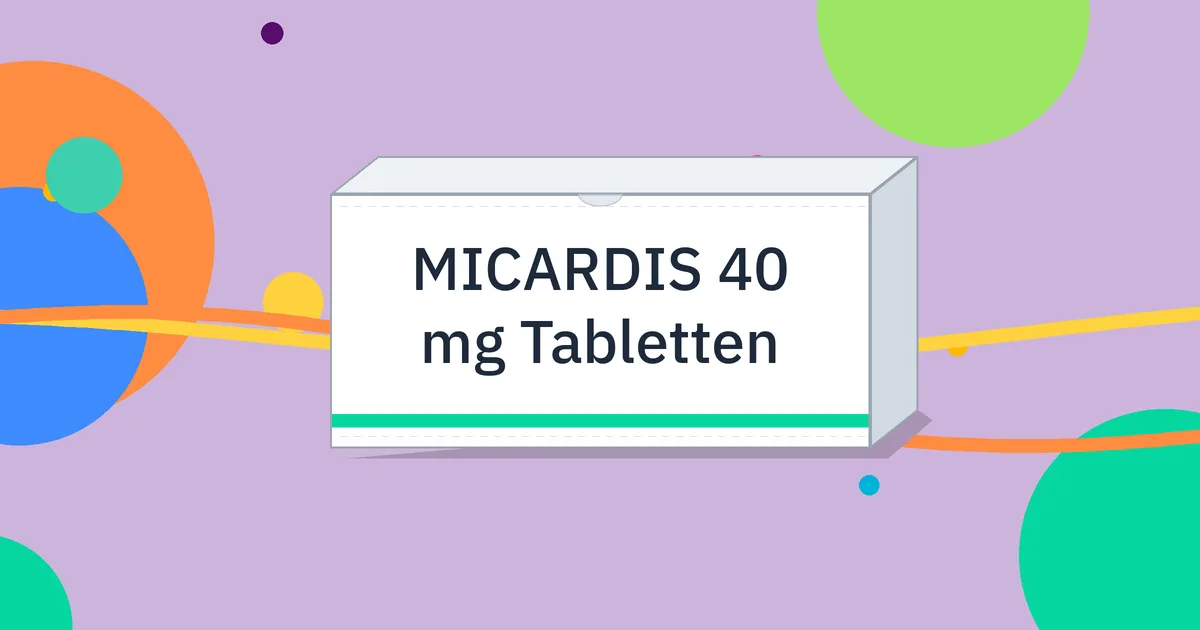 Symbolbild: Packung mit der Aufschrift MICARDIS 40 mg Tabletten (PZN 01341269) – Verfügbarkeit und Bezug in Apotheken in Frankfurt am Main