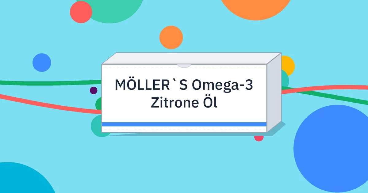 Symbolbild: Packung mit der Aufschrift MÖLLER`S Omega-3 Zitrone Öl (PZN 19745926) – Verfügbarkeit und Bezug in Apotheken in Frankfurt am Main