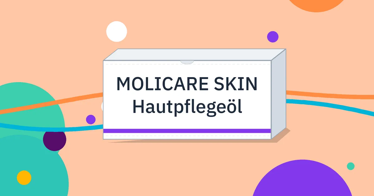Symbolbild: Packung mit der Aufschrift MOLICARE SKIN Hautpflegeöl (PZN 14139144) – Verfügbarkeit und Bezug in Apotheken in Frankfurt am Main