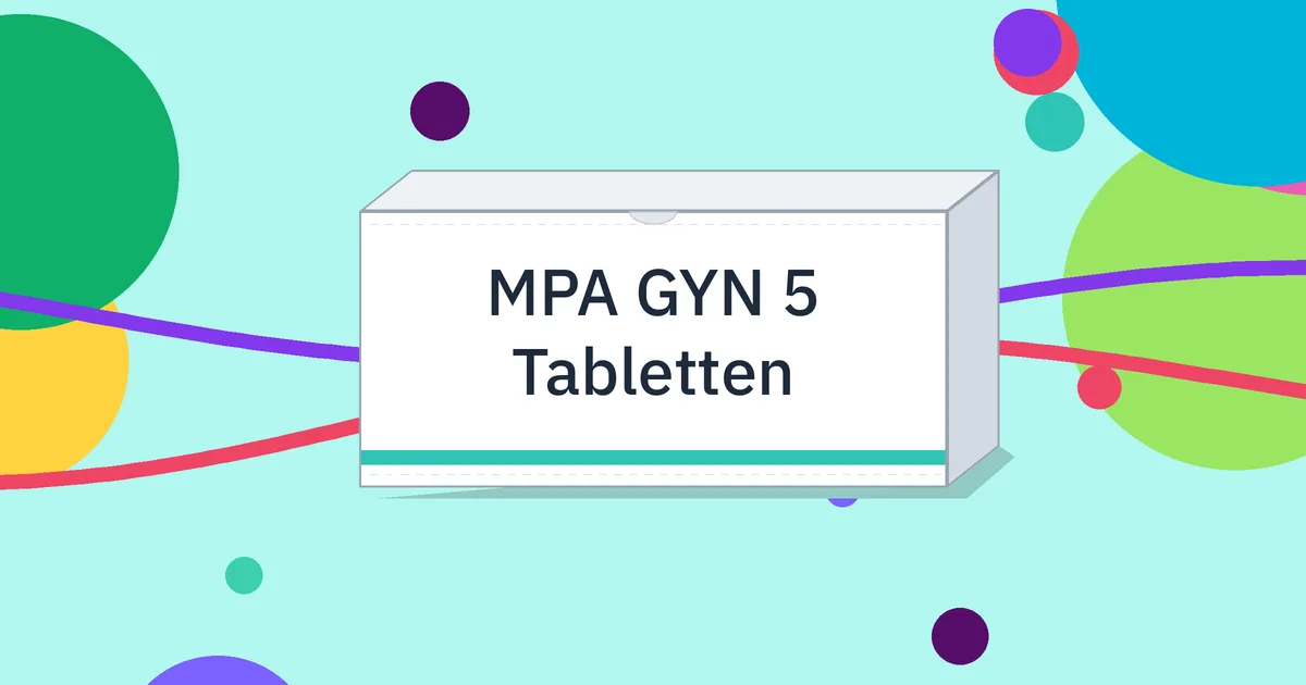 Symbolbild: Packung mit der Aufschrift MPA GYN 5 Tabletten (PZN 08728416) – Verfügbarkeit und Bezug in Apotheken in Frankfurt am Main