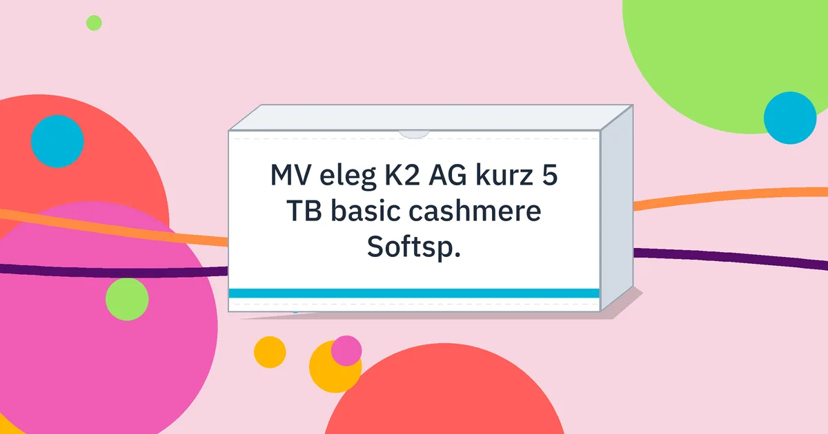 Symbolbild: Packung mit der Aufschrift MV eleg K2 AG kurz 5 TB basic cashmere Softsp. (PZN 14676853) – Verfügbarkeit und Bezug in Apotheken in Frankfurt am Main