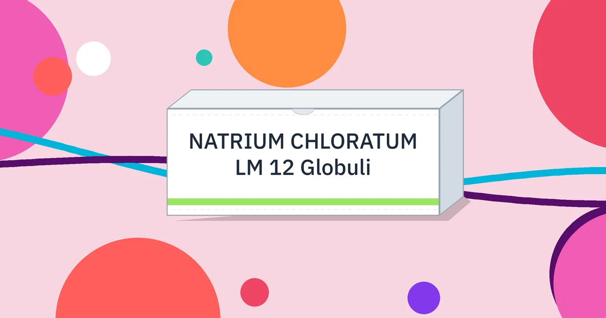 Symbolbild: Packung mit der Aufschrift NATRIUM CHLORATUM LM 12 Globuli (PZN 16163566) – Verfügbarkeit und Bezug in Apotheken in Frankfurt am Main