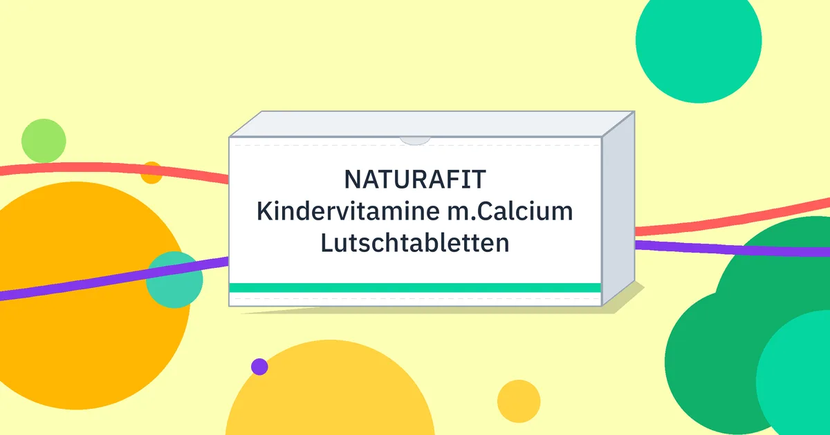 Symbolbild: Packung mit der Aufschrift NATURAFIT Kindervitamine m.Calcium Lutschtabletten (PZN 00496828) – Verfügbarkeit und Bezug in Apotheken in Frankfurt am Main