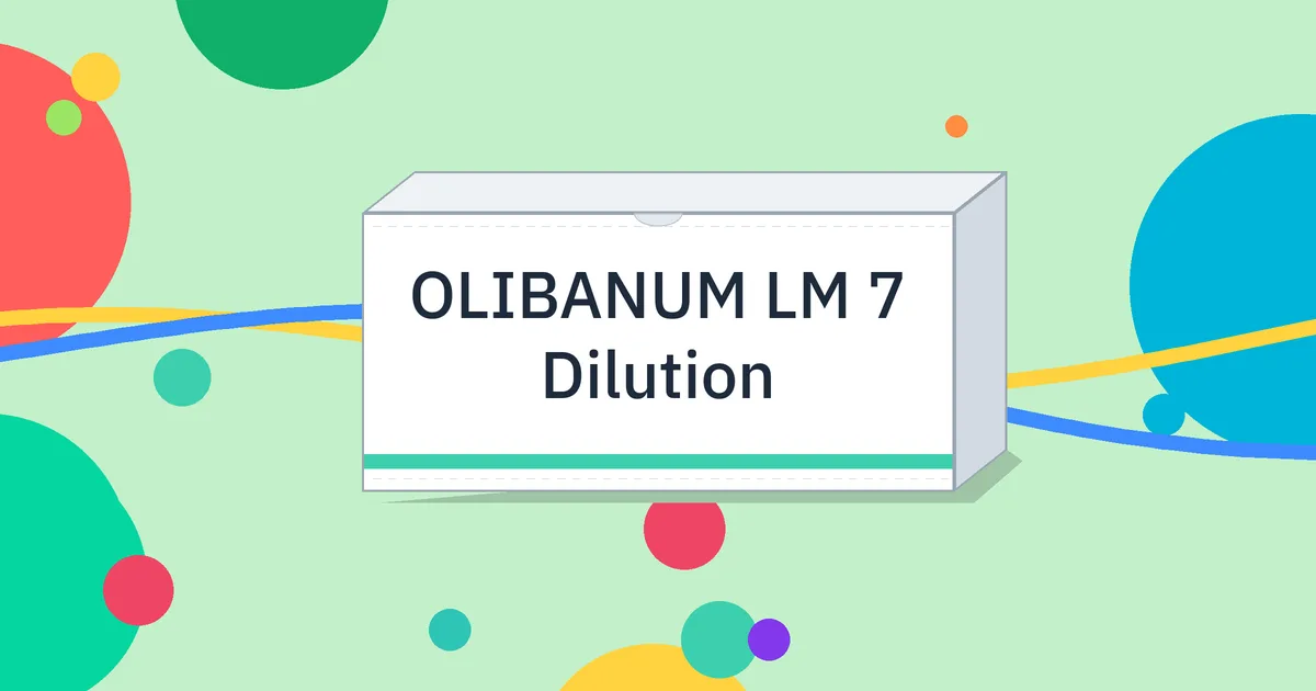 Symbolbild: Packung mit der Aufschrift OLIBANUM LM 7 Dilution (PZN 12971625) – Verfügbarkeit und Bezug in Apotheken in Frankfurt am Main