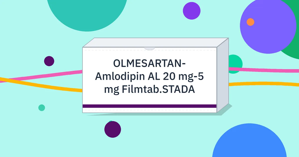 Symbolbild: Packung mit der Aufschrift OLMESARTAN-Amlodipin AL 20 mg-5 mg Filmtab.STADA (PZN 19818708) – Verfügbarkeit und Bezug in Apotheken in Frankfurt am Main