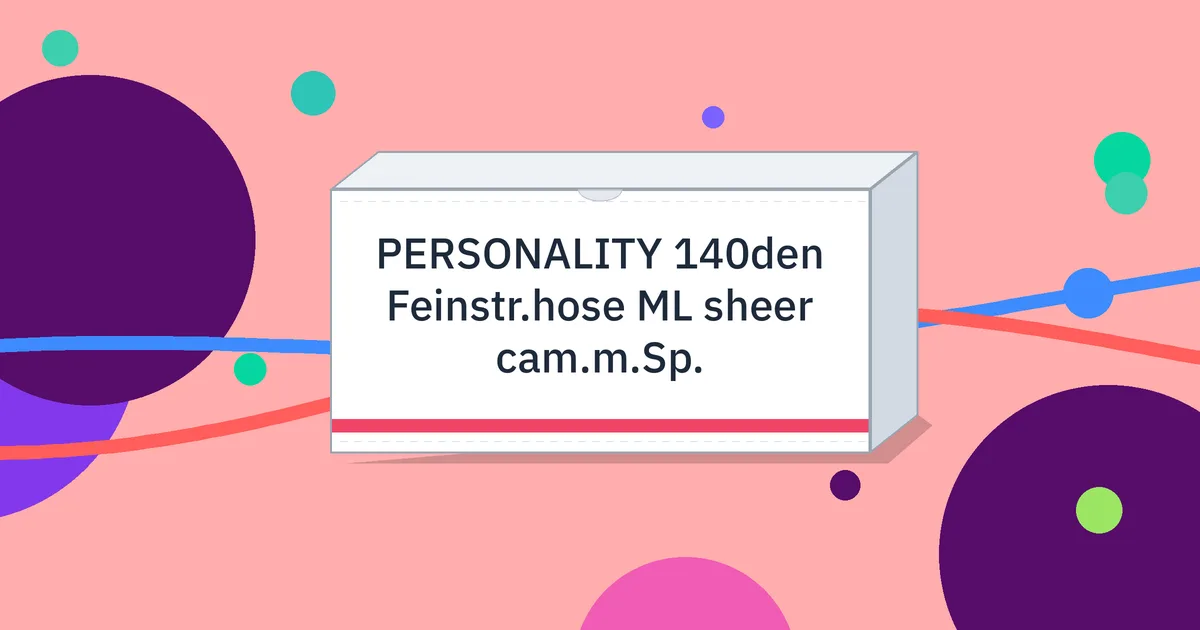 Symbolbild: Packung mit der Aufschrift PERSONALITY 140den Feinstr.hose ML sheer cam.m.Sp. (PZN 16189175) – Verfügbarkeit und Bezug in Apotheken in Frankfurt am Main