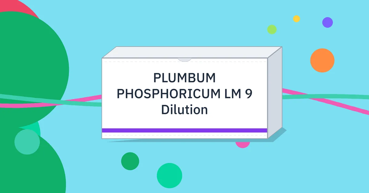 Symbolbild: Packung mit der Aufschrift PLUMBUM PHOSPHORICUM LM 9 Dilution (PZN 13042454) – Verfügbarkeit und Bezug in Apotheken in Frankfurt am Main