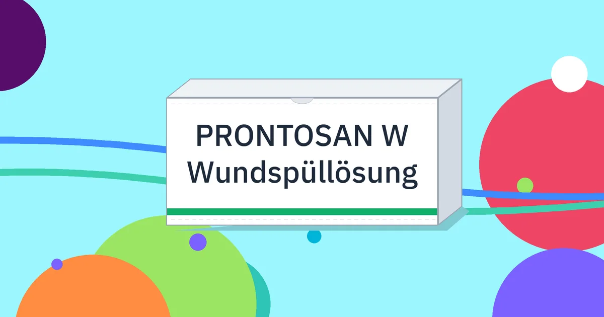 Symbolbild: Packung mit der Aufschrift PRONTOSAN W Wundspüllösung (PZN 11229237) – Verfügbarkeit und Bezug in Apotheken in Frankfurt am Main