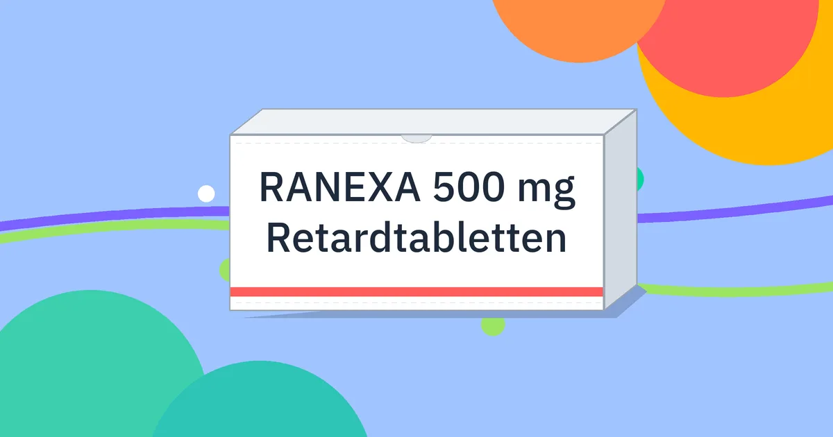 Symbolbild: Packung mit der Aufschrift RANEXA 500 mg Retardtabletten (PZN 19687784) – Verfügbarkeit und Bezug in Apotheken in Frankfurt am Main