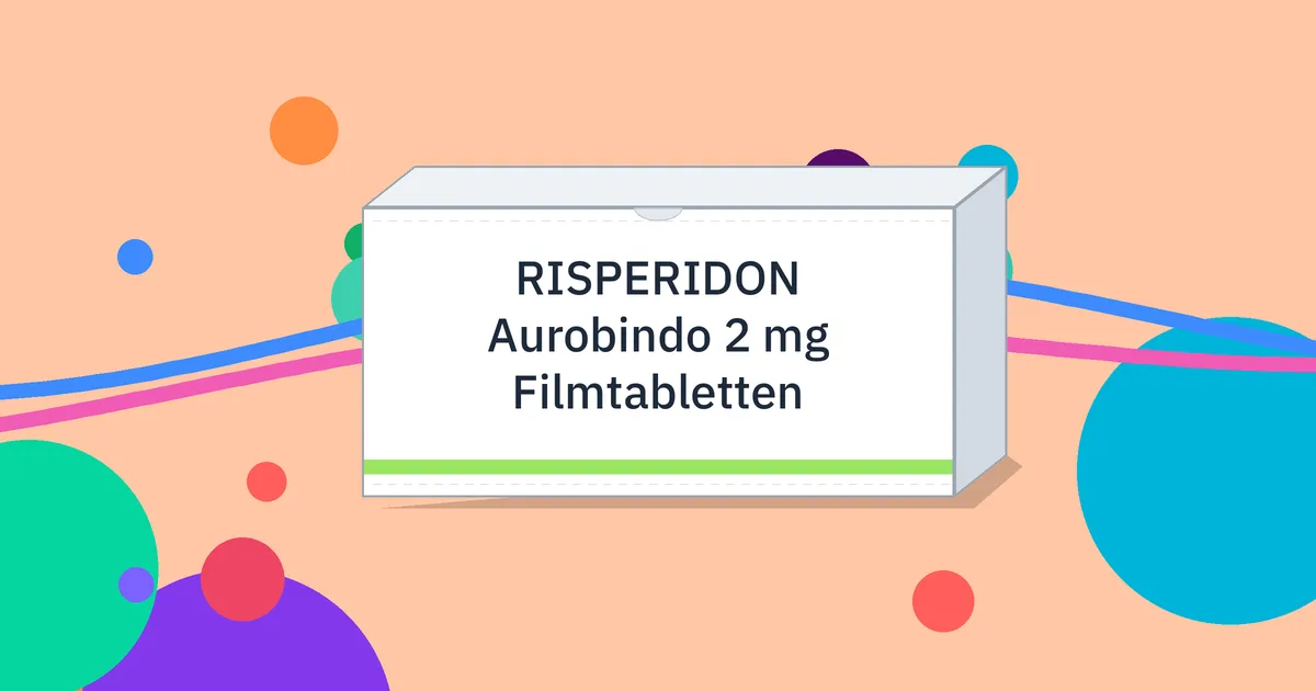 Symbolbild: Packung mit der Aufschrift RISPERIDON Aurobindo 2 mg Filmtabletten (PZN 07713571) – Verfügbarkeit und Bezug in Apotheken in Frankfurt am Main