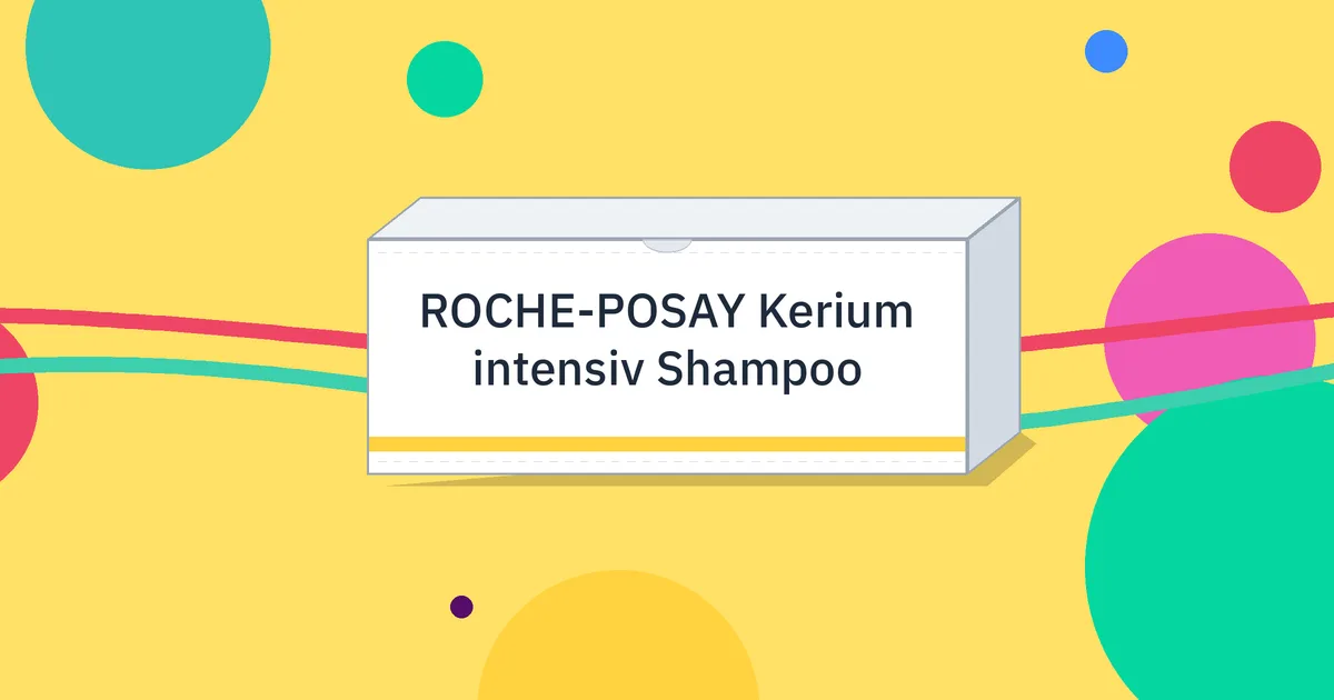Symbolbild: Packung mit der Aufschrift ROCHE-POSAY Kerium intensiv Shampoo (PZN 19405691) – Verfügbarkeit und Bezug in Apotheken in Frankfurt am Main