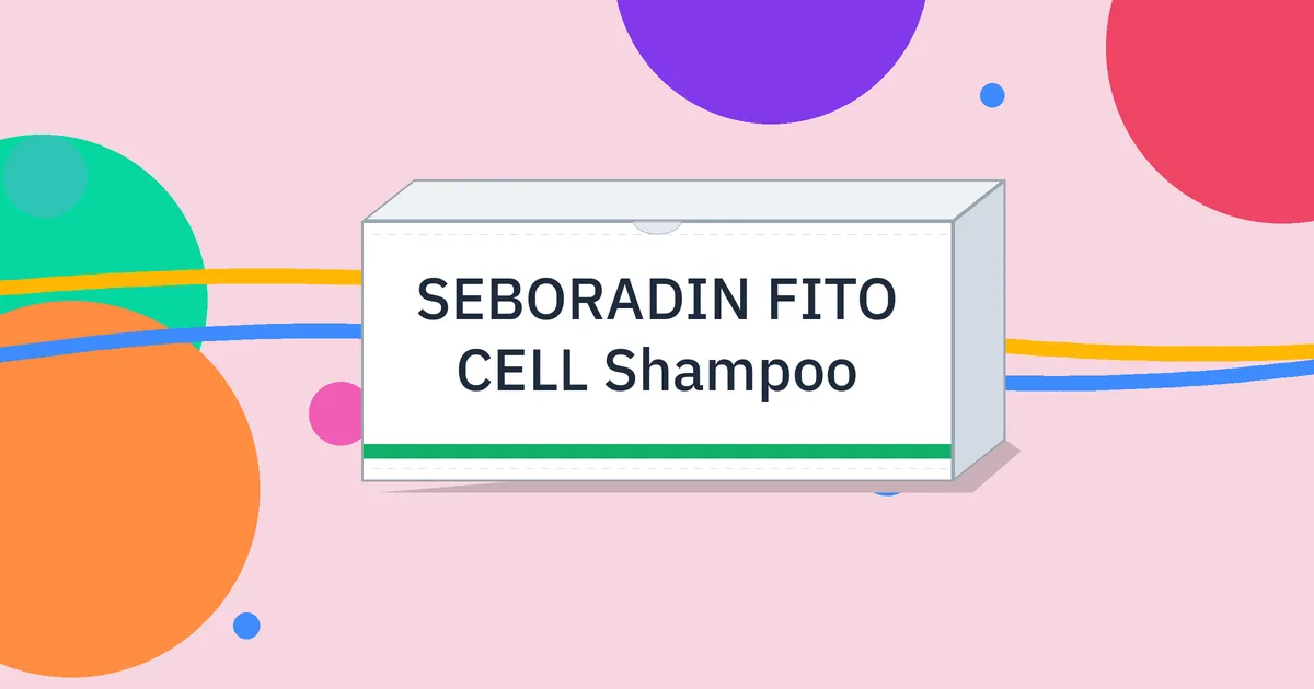 Symbolbild: Packung mit der Aufschrift SEBORADIN FITO CELL Shampoo (PZN 18402265) – Verfügbarkeit und Bezug in Apotheken in Frankfurt am Main