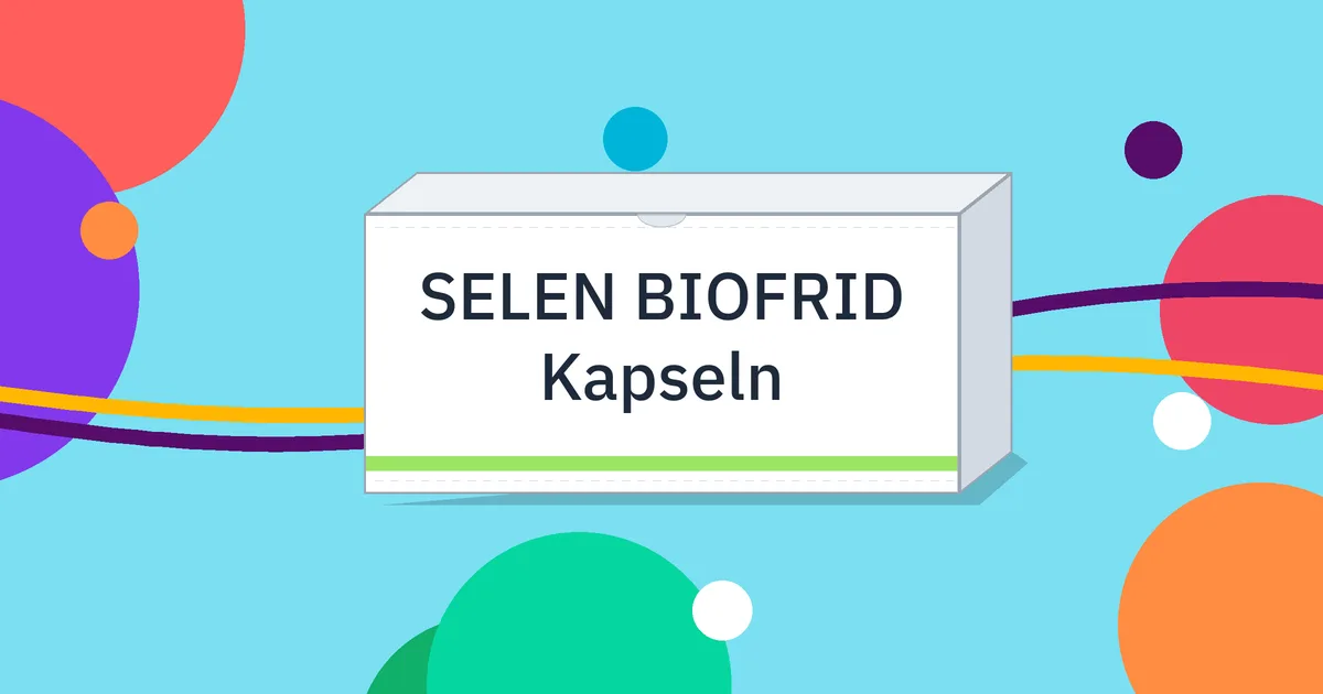 Symbolbild: Packung mit der Aufschrift SELEN BIOFRID Kapseln (PZN 04241522) – Verfügbarkeit und Bezug in Apotheken in Frankfurt am Main