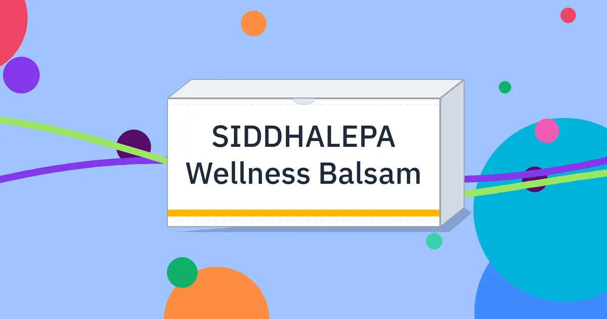 Symbolbild: Packung mit der Aufschrift SIDDHALEPA Wellness Balsam (PZN 10838520) – Verfügbarkeit und Bezug in Apotheken in Frankfurt am Main