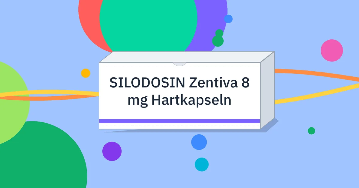 Symbolbild: Packung mit der Aufschrift SILODOSIN Zentiva 8 mg Hartkapseln (PZN 16010294) – Verfügbarkeit und Bezug in Apotheken in Frankfurt am Main
