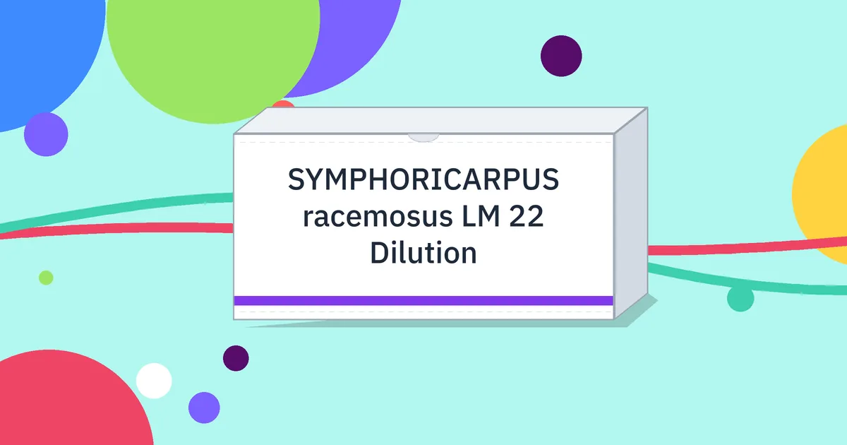 Symbolbild: Packung mit der Aufschrift SYMPHORICARPUS racemosus LM 22 Dilution (PZN 13211365) – Verfügbarkeit und Bezug in Apotheken in Frankfurt am Main