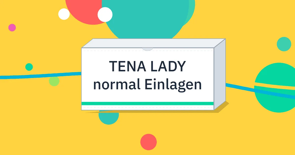 Symbolbild: Packung mit der Aufschrift TENA LADY normal Einlagen (PZN 00099932) – Verfügbarkeit und Bezug in Apotheken in Frankfurt am Main
