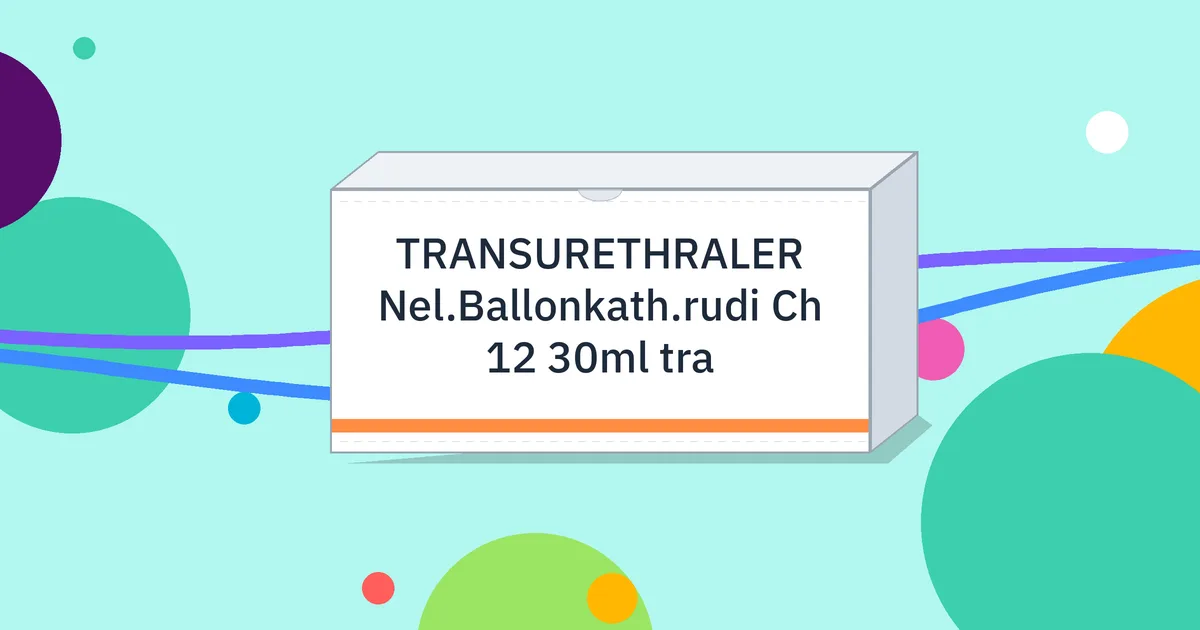 Symbolbild: Packung mit der Aufschrift TRANSURETHRALER Nel.Ballonkath.rudi Ch 12 30ml tra (PZN 19950394) – Verfügbarkeit und Bezug in Apotheken in Frankfurt am Main