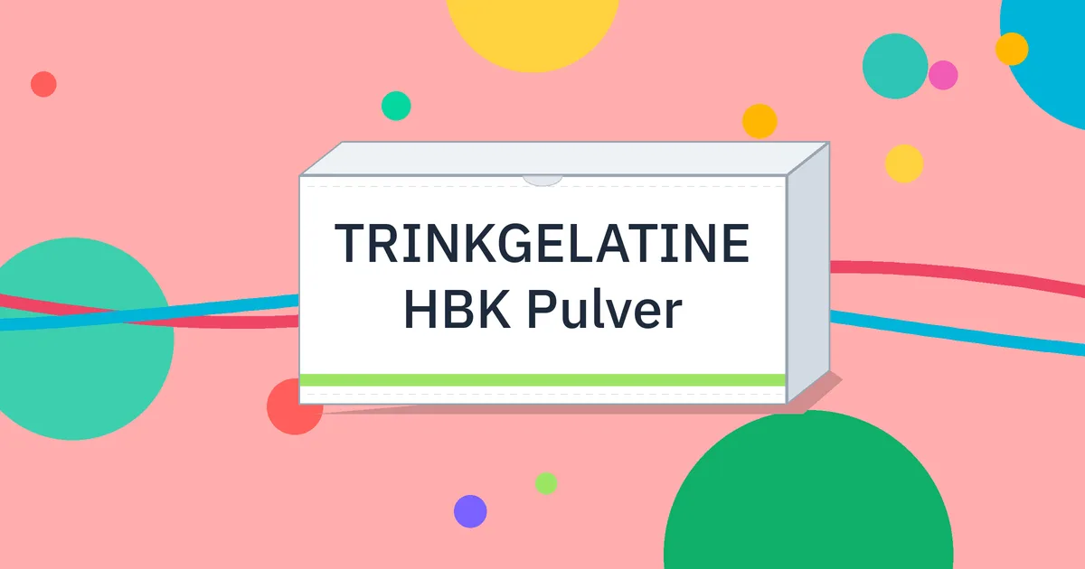 Symbolbild: Packung mit der Aufschrift TRINKGELATINE HBK Pulver (PZN 04954239) – Verfügbarkeit und Bezug in Apotheken in Frankfurt am Main