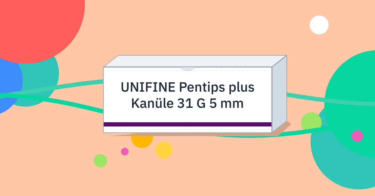Symbolbild: Packung mit der Aufschrift UNIFINE Pentips plus Kanüle 31 G 5 mm (PZN 06562727) – Verfügbarkeit und Bezug in Apotheken in Frankfurt am Main