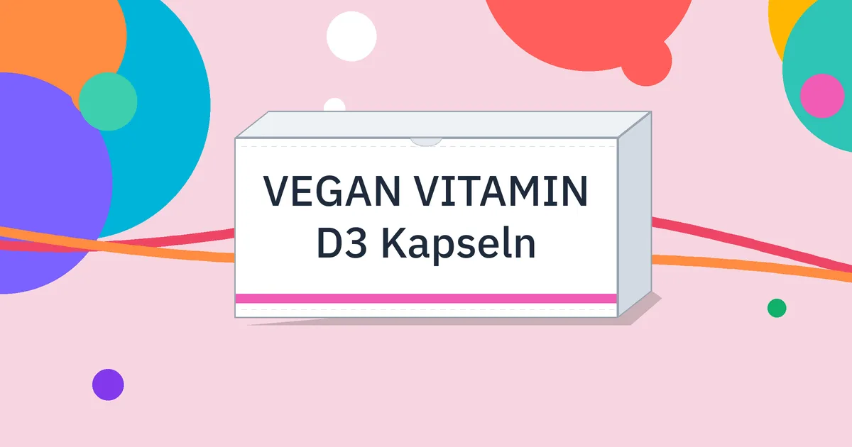 Symbolbild: Packung mit der Aufschrift VEGAN VITAMIN D3 Kapseln (PZN 16238838) – Verfügbarkeit und Bezug in Apotheken in Frankfurt am Main