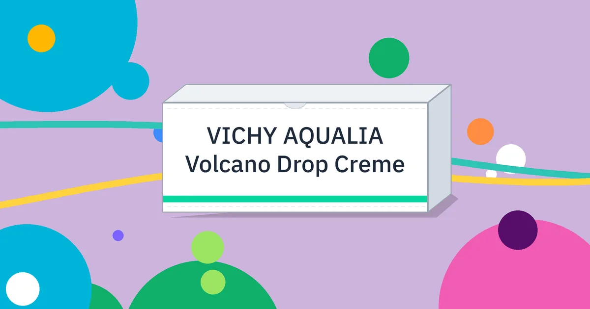 Symbolbild: Packung mit der Aufschrift VICHY AQUALIA Volcano Drop Creme (PZN 16061340) – Verfügbarkeit und Bezug in Apotheken in Frankfurt am Main