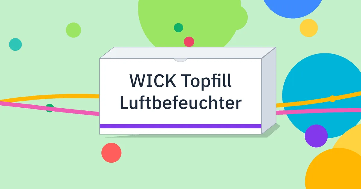 Symbolbild: Packung mit der Aufschrift WICK Topfill Luftbefeuchter (PZN 16851272) – Verfügbarkeit und Bezug in Apotheken in Frankfurt am Main