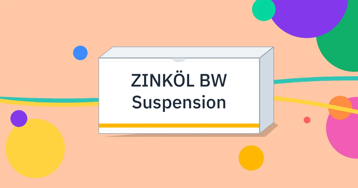 Symbolbild: Packung mit der Aufschrift ZINKÖL BW Suspension (PZN 07714027) – Verfügbarkeit und Bezug in Apotheken in Frankfurt am Main
