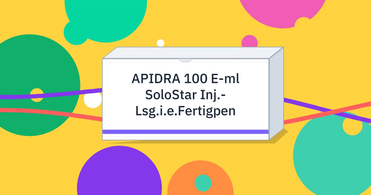Symbolbild: Packung mit der Aufschrift APIDRA 100 E-ml SoloStar Inj.-Lsg.i.e.Fertigpen (PZN 05387682) – Verfügbarkeit und Bezug in Apotheken in Frankfurt am Main