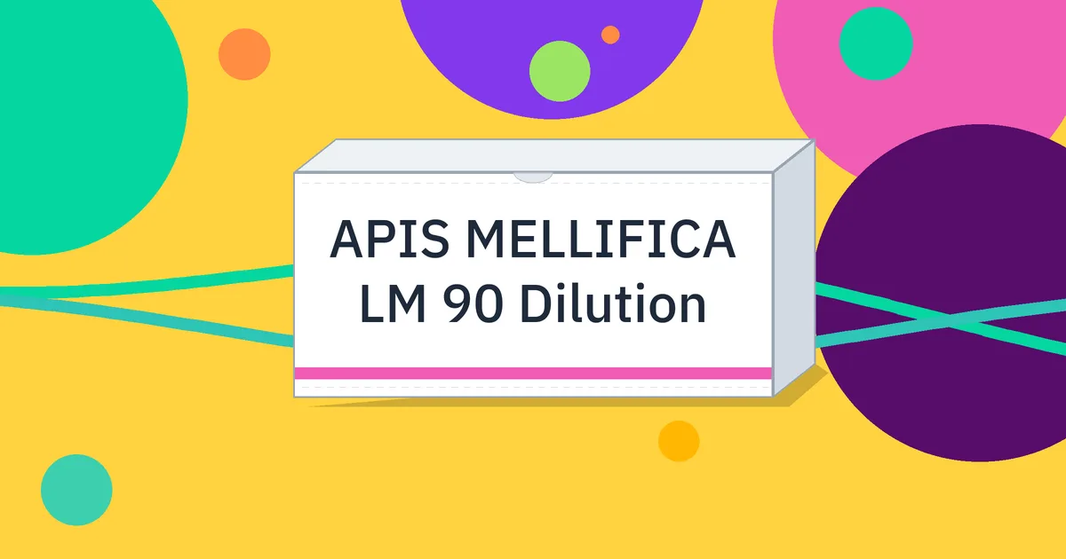 Symbolbild: Packung mit der Aufschrift APIS MELLIFICA LM 90 Dilution (PZN 12765328) – Verfügbarkeit und Bezug in Apotheken in Frankfurt am Main