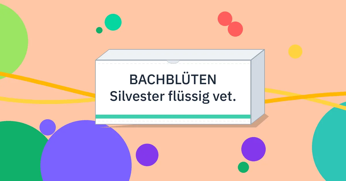 Symbolbild: Packung mit der Aufschrift BACHBLÜTEN Silvester flüssig vet. (PZN 11534012) – Verfügbarkeit und Bezug in Apotheken in Frankfurt am Main