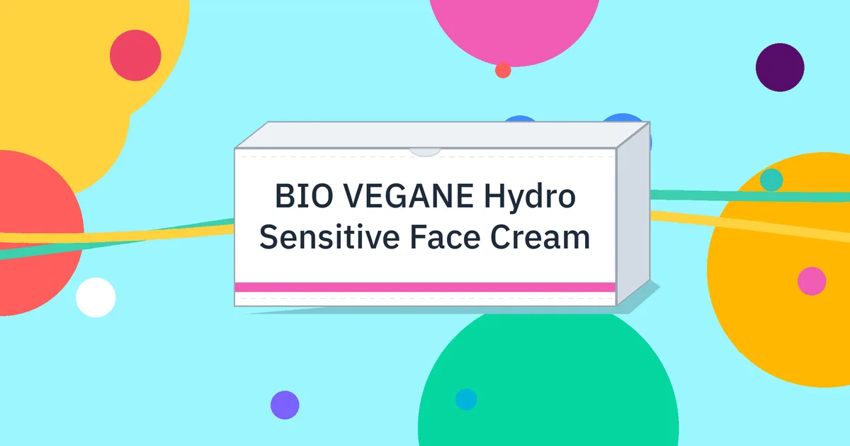 Symbolbild: Packung mit der Aufschrift BIO VEGANE Hydro Sensitive Face Cream (PZN 20054363) – Verfügbarkeit und Bezug in Apotheken in Frankfurt am Main