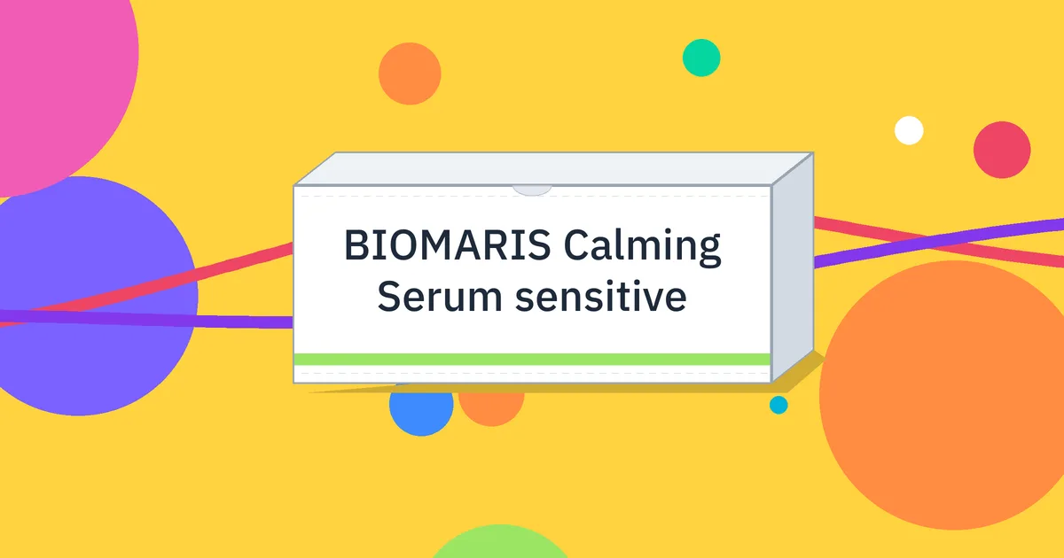 Symbolbild: Packung mit der Aufschrift BIOMARIS Calming Serum sensitive (PZN 19161697) – Verfügbarkeit und Bezug in Apotheken in Frankfurt am Main