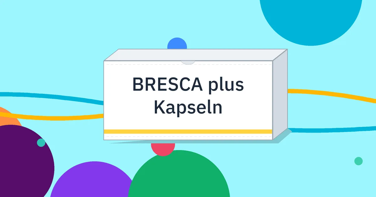 Symbolbild: Packung mit der Aufschrift BRESCA plus Kapseln (PZN 12494438) – Verfügbarkeit und Bezug in Apotheken in Frankfurt am Main