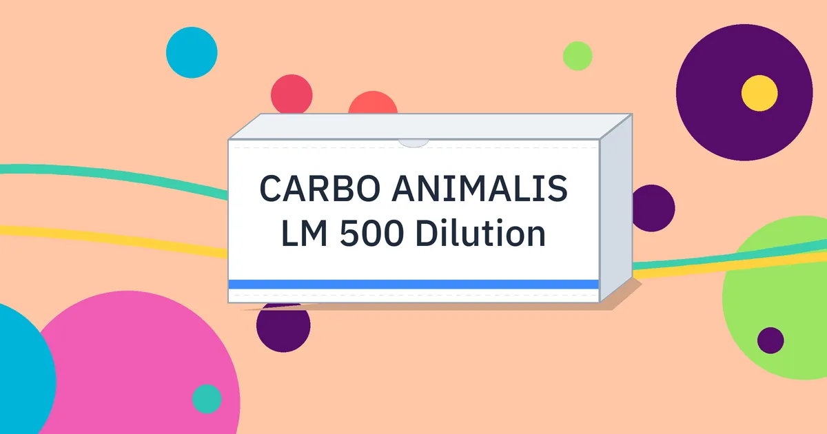 Symbolbild: Packung mit der Aufschrift CARBO ANIMALIS LM 500 Dilution (PZN 13693097) – Verfügbarkeit und Bezug in Apotheken in Frankfurt am Main