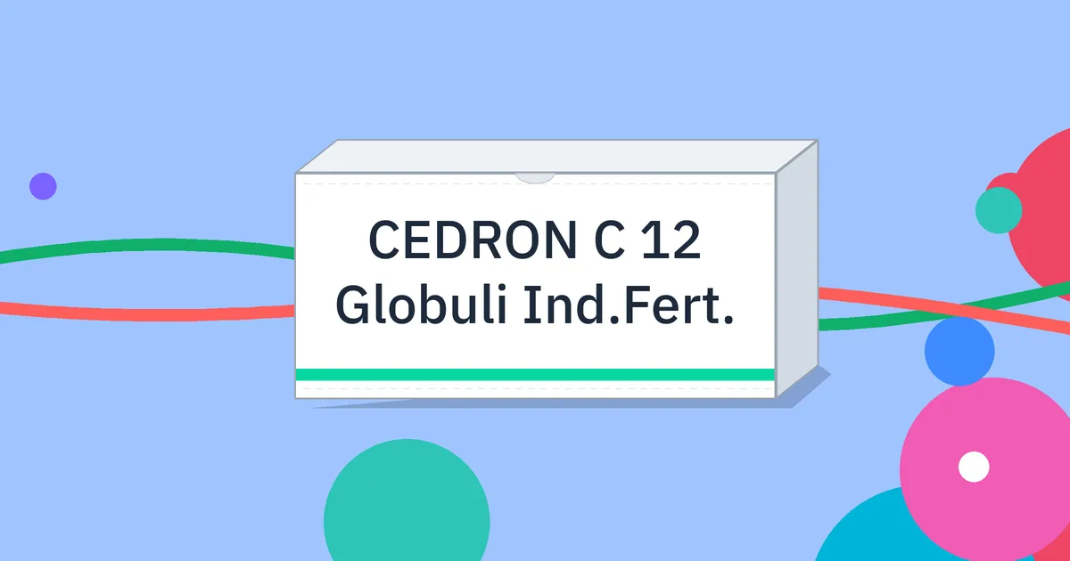 Symbolbild: Packung mit der Aufschrift CEDRON C 12 Globuli Ind.Fert. (PZN 17687691) – Verfügbarkeit und Bezug in Apotheken in Frankfurt am Main